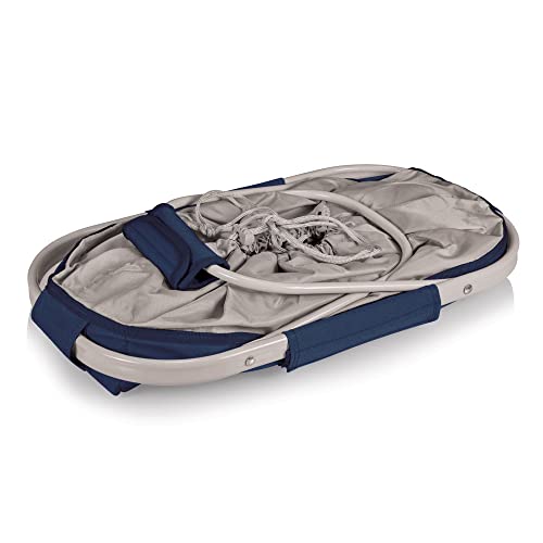 PICNIC TIME ONIVA - a Brand Michigan Wolverines - Metro Basket Collapsible Cooler Tote, (Navy Blue)