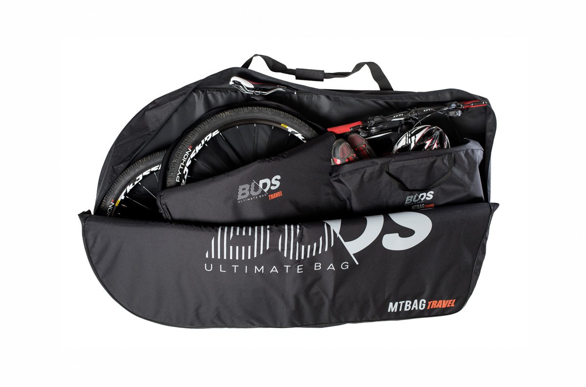Buds-Sports MTBag Travel Fully Padded Mountain Bike Transport Cover without Disassembling the Rear Wheel