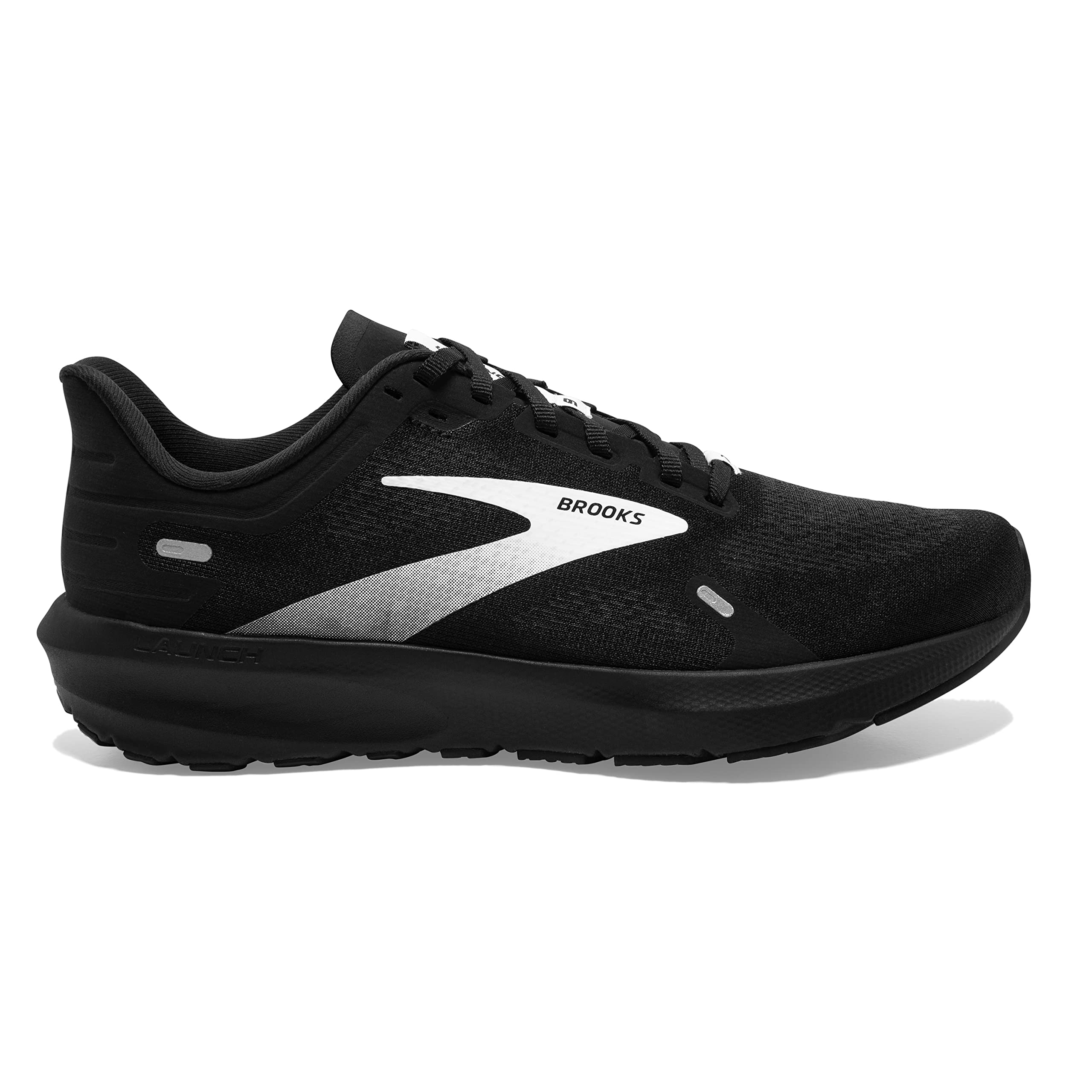Brooks Men’s Launch 9 Neutral Running Shoe - Black/White - 13