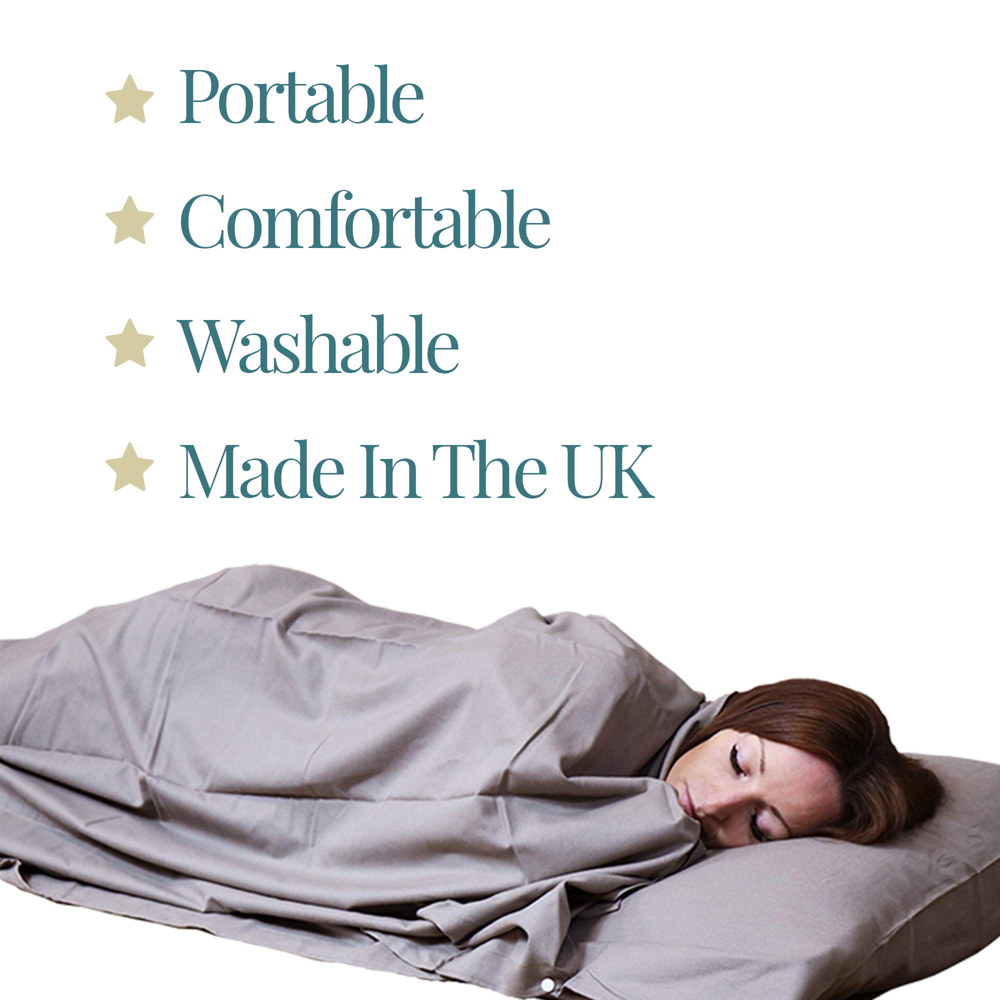 Blocbag EMF Protective Sleeping Bag (35.5" x 79") Keeps You Safe from Everyday Harmful EMF Radiation. Perfect for When You are Sleeping Outside of The Home Environment.