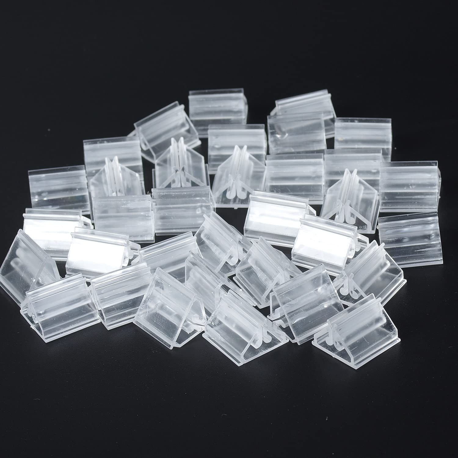 Dong Huang 50pcs Clear Game Card Stands Plastic Game Piece Holder for DIY Board Game Party Favor
