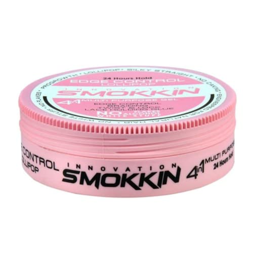 Infinix Smokkin Hair Gel 4 in1 | Multi purpose | Edge control | Twist & Lock | Holding 24 Hours - LOLLIPOP- No Flakes,Alcohol & White stuff
