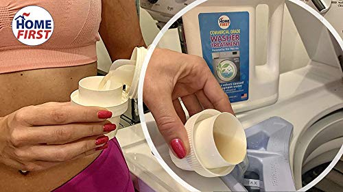 Heavy Duty Washing Machine Cleaner - 2 Treatments/Bottle Helps Remove Odor Causing Residue and the Smell of Stagnant Water Even Behind The Drum of Your Front or Top Load Washing Machine - 2 Pack