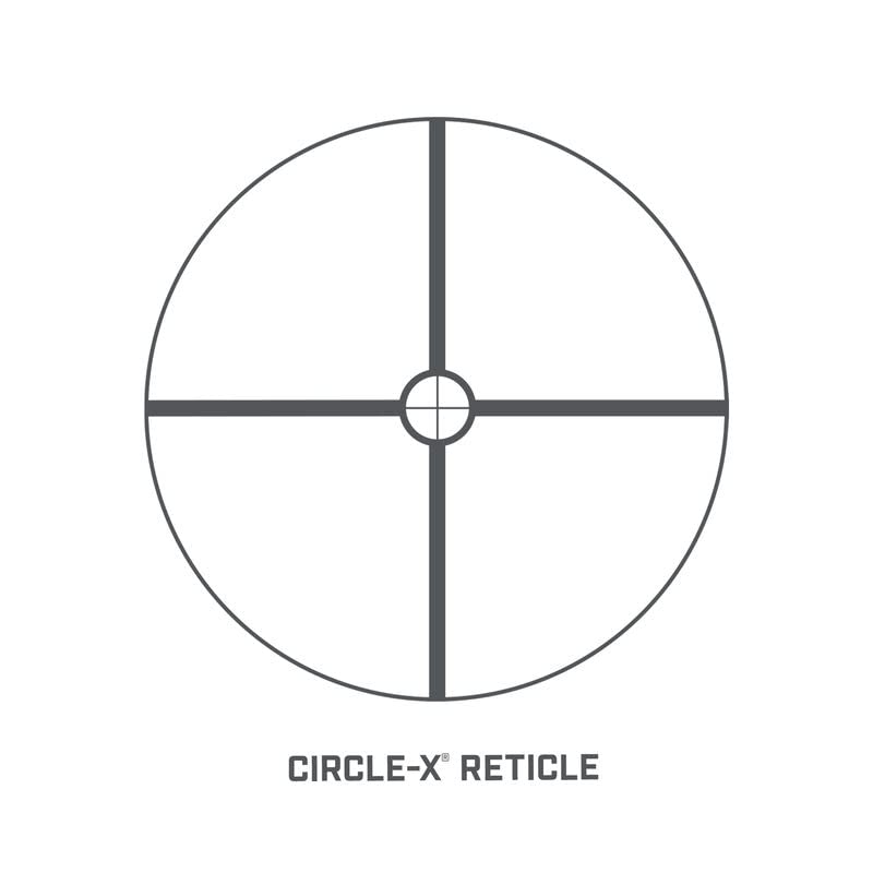 Bushnell Banner Dusk & Dawn 3-9x40 Matte Black Circle-X Reticle Riflescope with 4" Eye Relief with Scope Rings