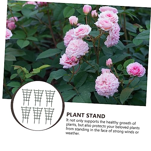 FUNOMOCYA 12pcs Garden Climbing Frame Plant Pots Outdoor Plastic Display Stands Plastic Flower Pots Green Plants Greenery Stems Rose Trellis Plant Climbing Rack Plant Stake Support Indoor