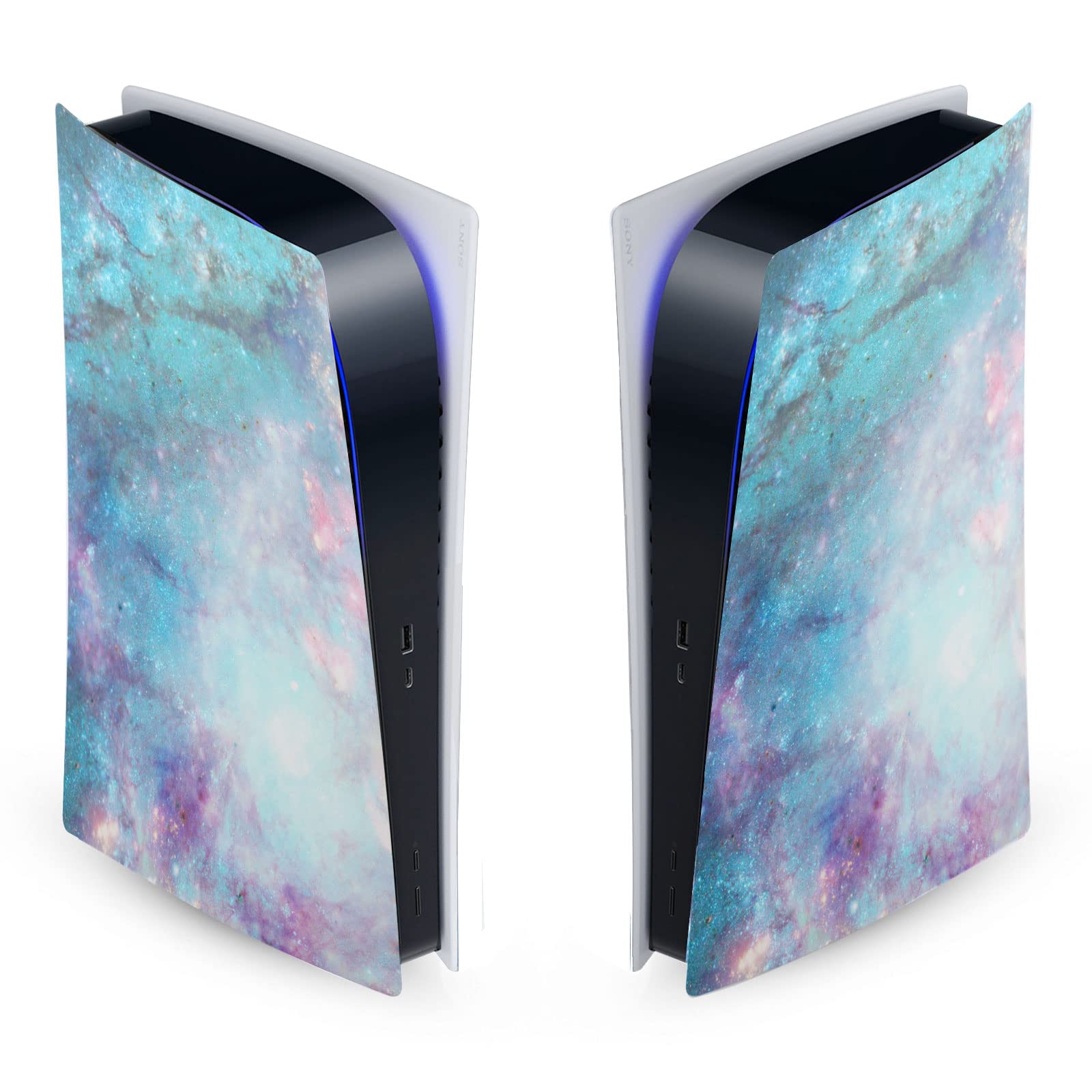 Head Case Designs Officially Licensed Barruf Abstract Space 2 Art Mix Vinyl Faceplate Sticker Gaming Skin Decal Cover Compatible With Sony PlayStation 5 PS5 Digital Edition Console