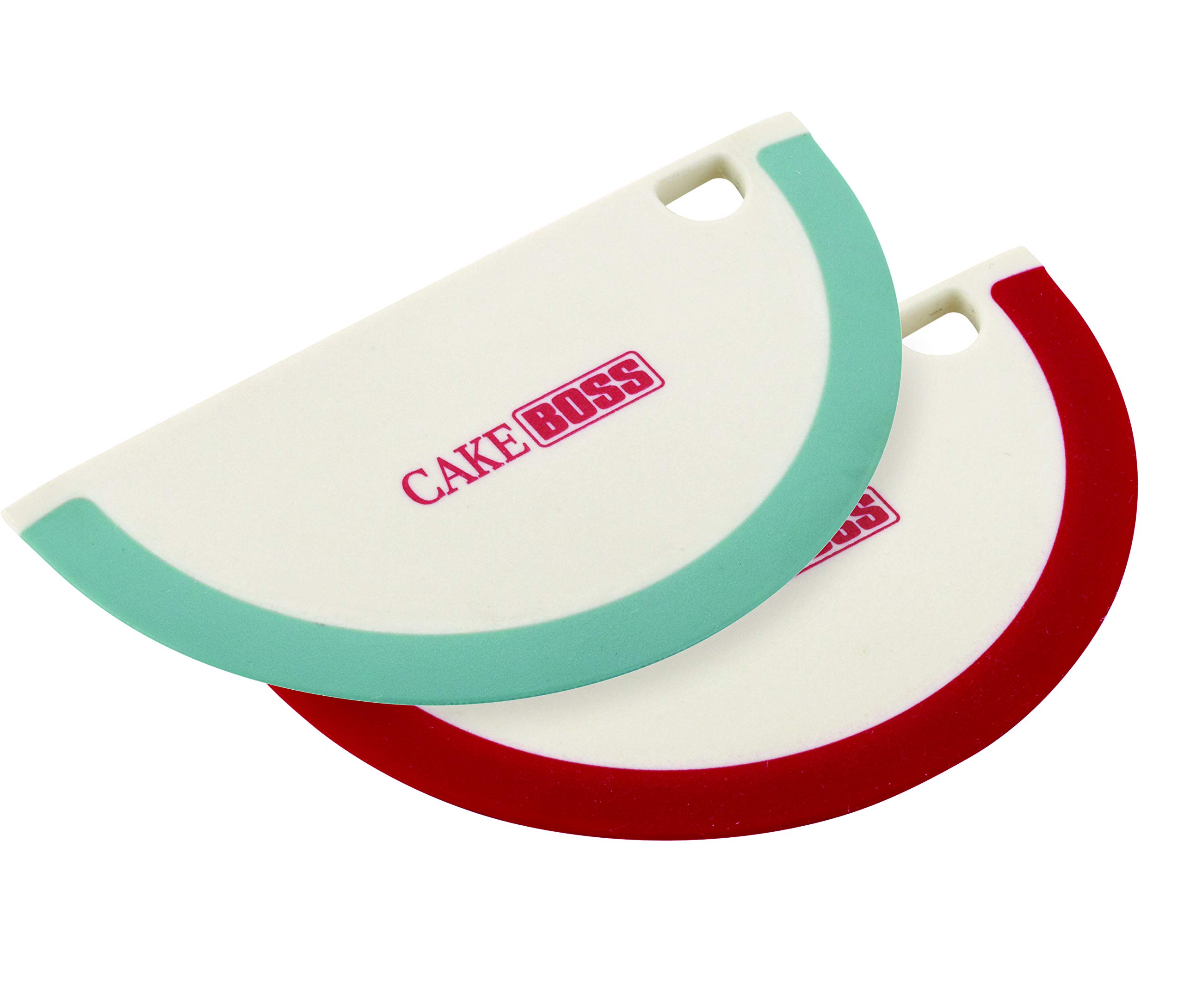 Cake Boss Nylon Tools and Gadgets Bowl Scraper, Assorted