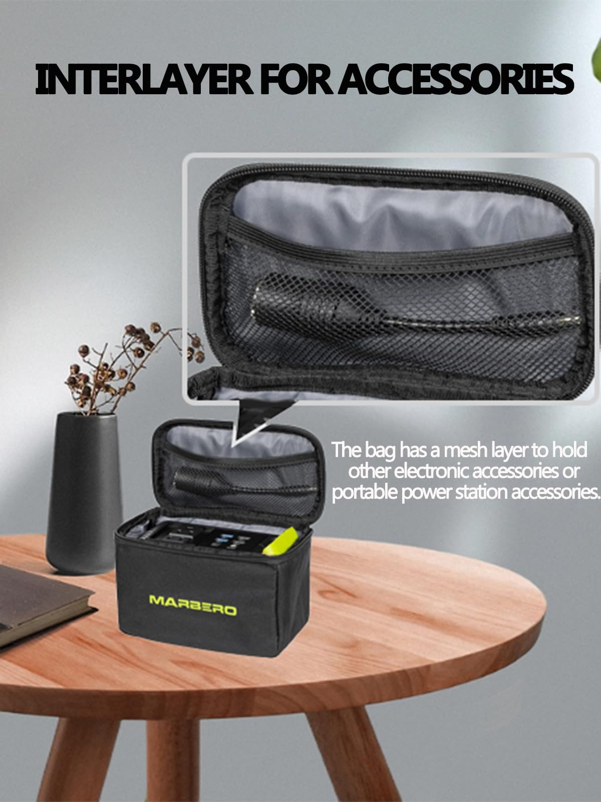 Carrying Case for M82 M82MAX Portable Power Station Carrying Bag Water Resistant Easy to Carry Exclusive for MARBERO