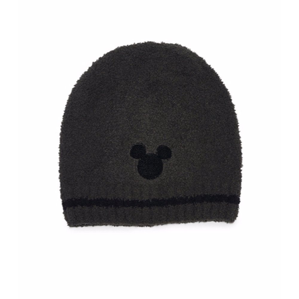 Barefoot Dreams CozyChic Adult Classic Mickey Mouse Beanie Disney Series Carbon/Black