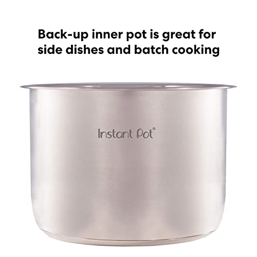 Instant Pot Stainless Steel Inner Cooking Pot 6-Qt, Polished Surface, Rice Cooker, Stainless Steel Cooking Pot