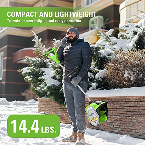 Greenworks 8 Amp 12 inch Electric Snow Shovel