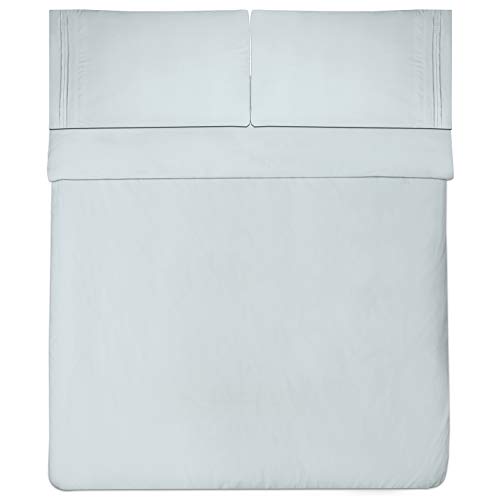 King Size Sheets - Breathable Luxury Bed Sheets with Full Elastic & Secure Corner Straps Built In - 1800 Supreme Collection Extra Soft Deep Pocket Bedding Set, Sheet Set, King, Light Blue