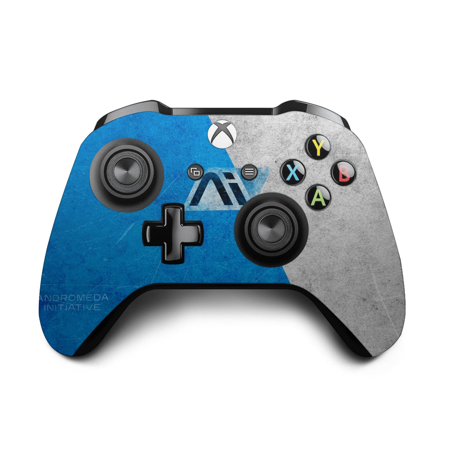 Head Case Designs Officially Licensed EA Bioware Mass Effect Initiative Distressed Andromeda Graphics Vinyl Sticker Gaming Skin Decal Cover Compatible With Xbox One S Console and Controller Bundle