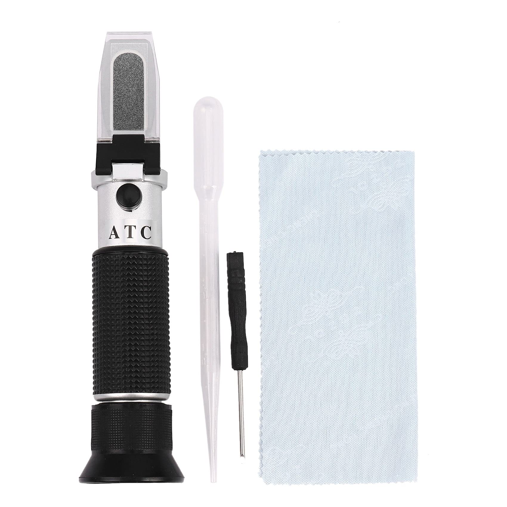 Cusstally 0~20% Handheld Brix & Beer Wine Sugar Wort Refractometer Tester