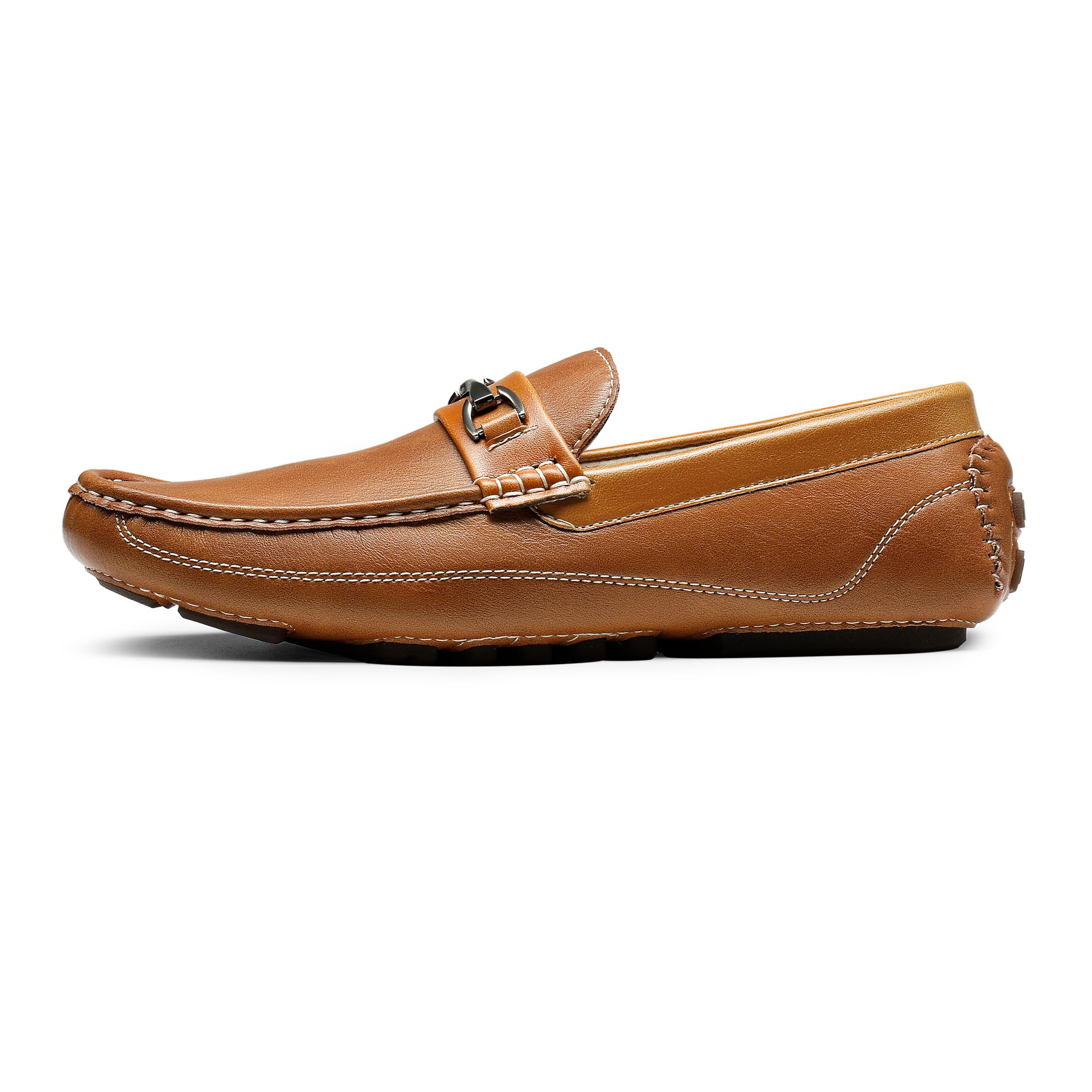 Bruno Marc Men's Tan Driving Moccasins Penny Loafers Slip on Loafer Shoes Size 15 BM-Pepe-3