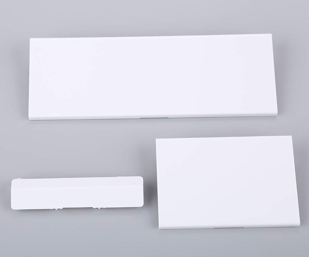 Wii Console Replacement Dust Door, 3 in 1 Repair Part Slot Cover for Nintendo GameCube, NGC Conrtroller/NGC Memory/SD Slot Lid-White