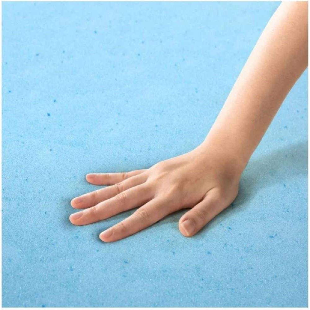 FoamRush 1" Inch Gel Memory Foam Mattress Topper - Full Size Made in USA 1" x 53" x 75"
