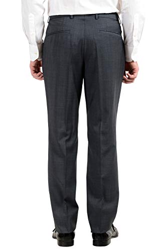 Hugo Boss "C-Huge1/C-Genius Men's Wool Two Button Suit US 40L IT 50L Gray