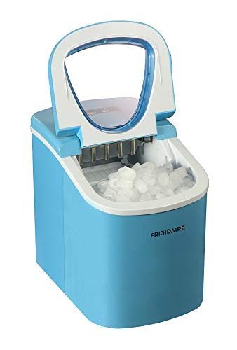 Frigidaire EFIC108-BLUE Counter-top Portable, Compact Ice Maker, Blue, 26 lb per Day
