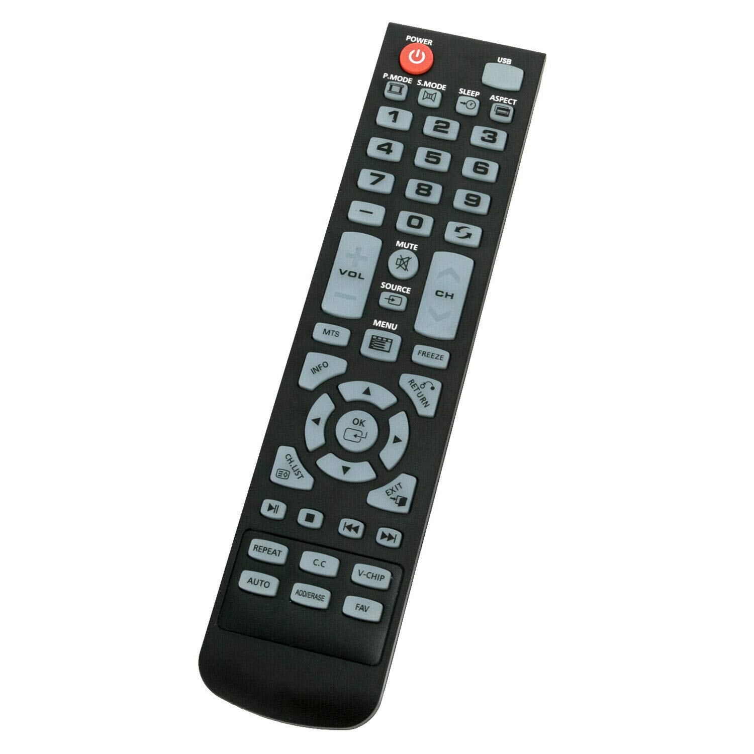 Replace Remote Control fit for Element LED TV ELEFT195 ELEFT222 ELEFT326 ELEFT407 ELEFT506 ELEFW195 ELEFW247 ELEFW248 ELEFW328 ELEFW3916 ELEFW504 ELEFW505 ELEFW581 XHY353