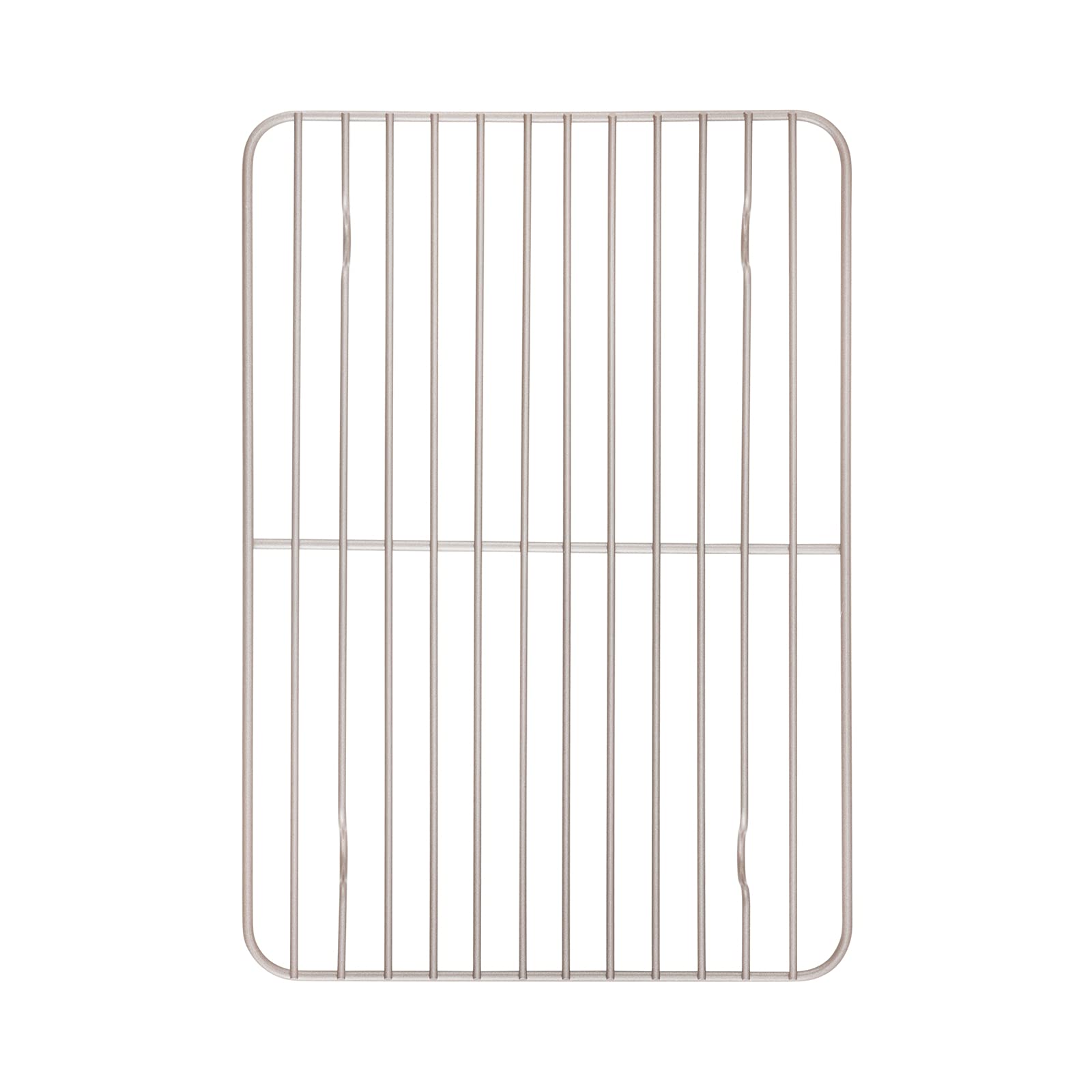 CHEFMADE Baking and Cooling Rack, 12.2-Inch Non-Stick Rectangle Wire Rack for Oven Baking (Champagne Gold)