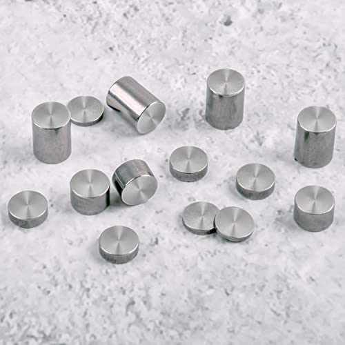 Cylindrical Tungsten Weights for Wood Car with 4 Different Sizes Total 3.75 OZ ,Letting Your Wood Car to The 5 oz Limit and Optimizing Your Wood Car for Speed Fastest