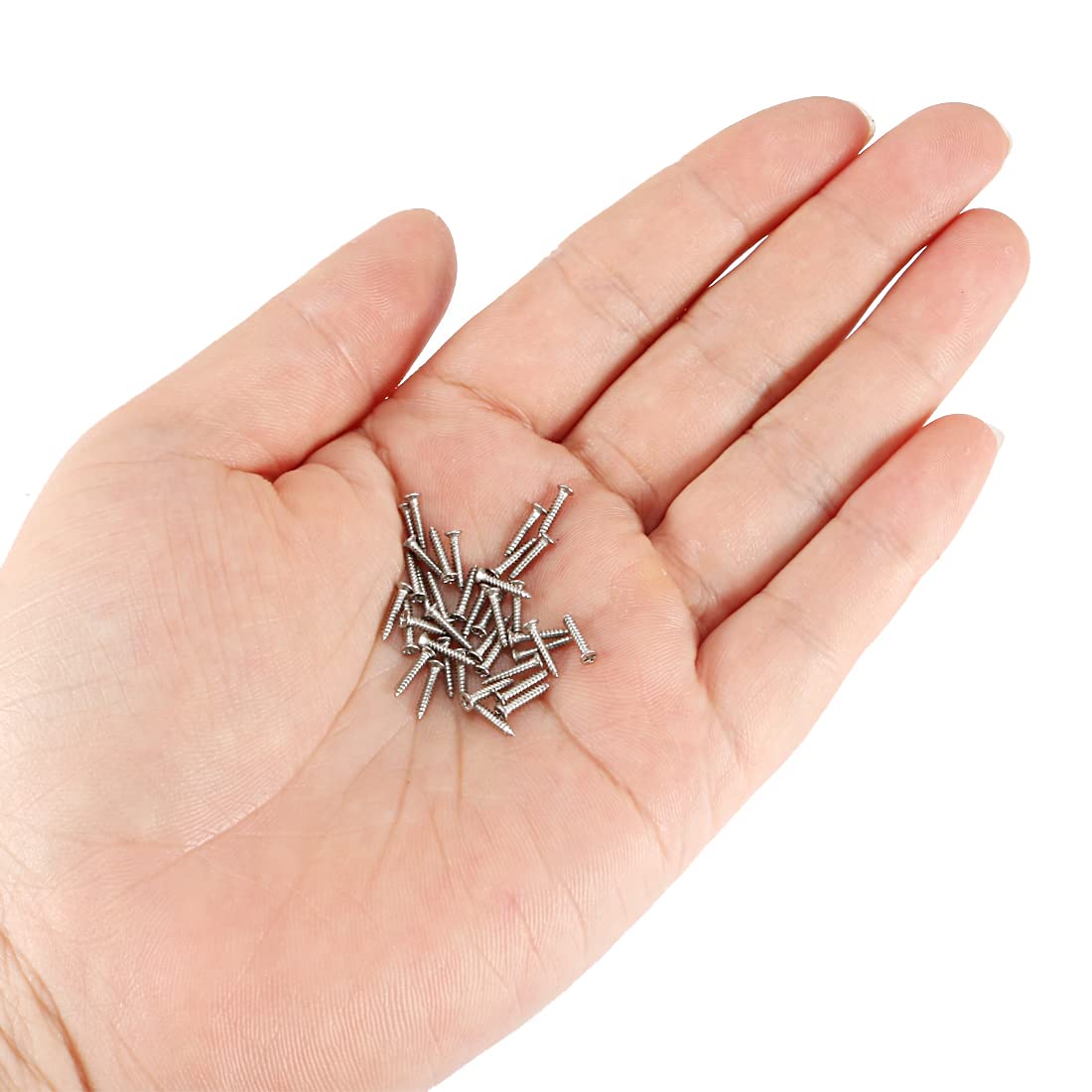 uxcell a16011500ux0058 Screw M1.4 x 8Mm Cross Head Countersunk Self Tapping Screw 100 Pcs