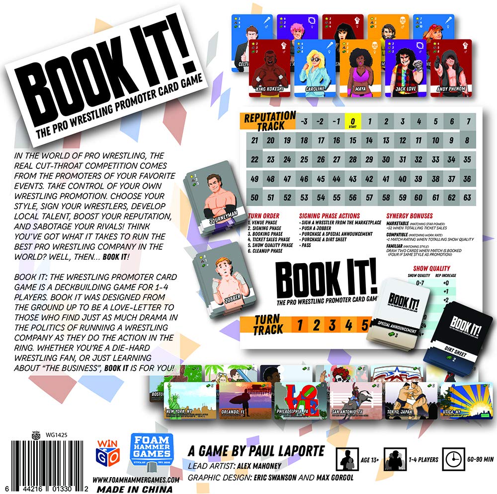 Book It! The Pro Wrestling Promoter Card Game