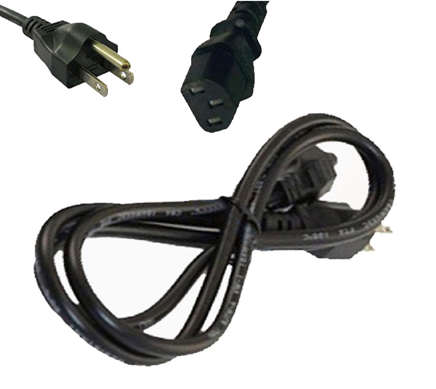 UpBright New AC Power Cord Cable Plug Replacement For Yamaha EMX5016CF EMX62M MGP12X EMX88S Powered Sound Mixer EMX312SC EMX 312 Mixer Amp DCU5D PW800W BD-A1010 BD-A1020 BD-A1020BL Blu-ray Disc Player