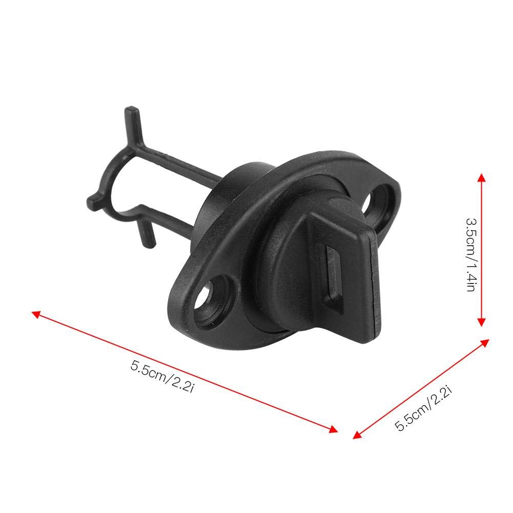Black Drain Plug, Drain Plug Kit, Boat for Canoes Kayak Dinghy