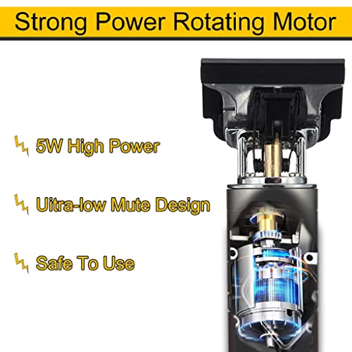 CIBEL Hair Clippers Zero Gapped Cordless Hair Trimmer Haircut & Grooming Kit Rechargeable LED Display Skull Ornament