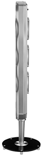 Ozeri 3x Tower Fan (44") with Passive Noise Reduction Technology, Grey