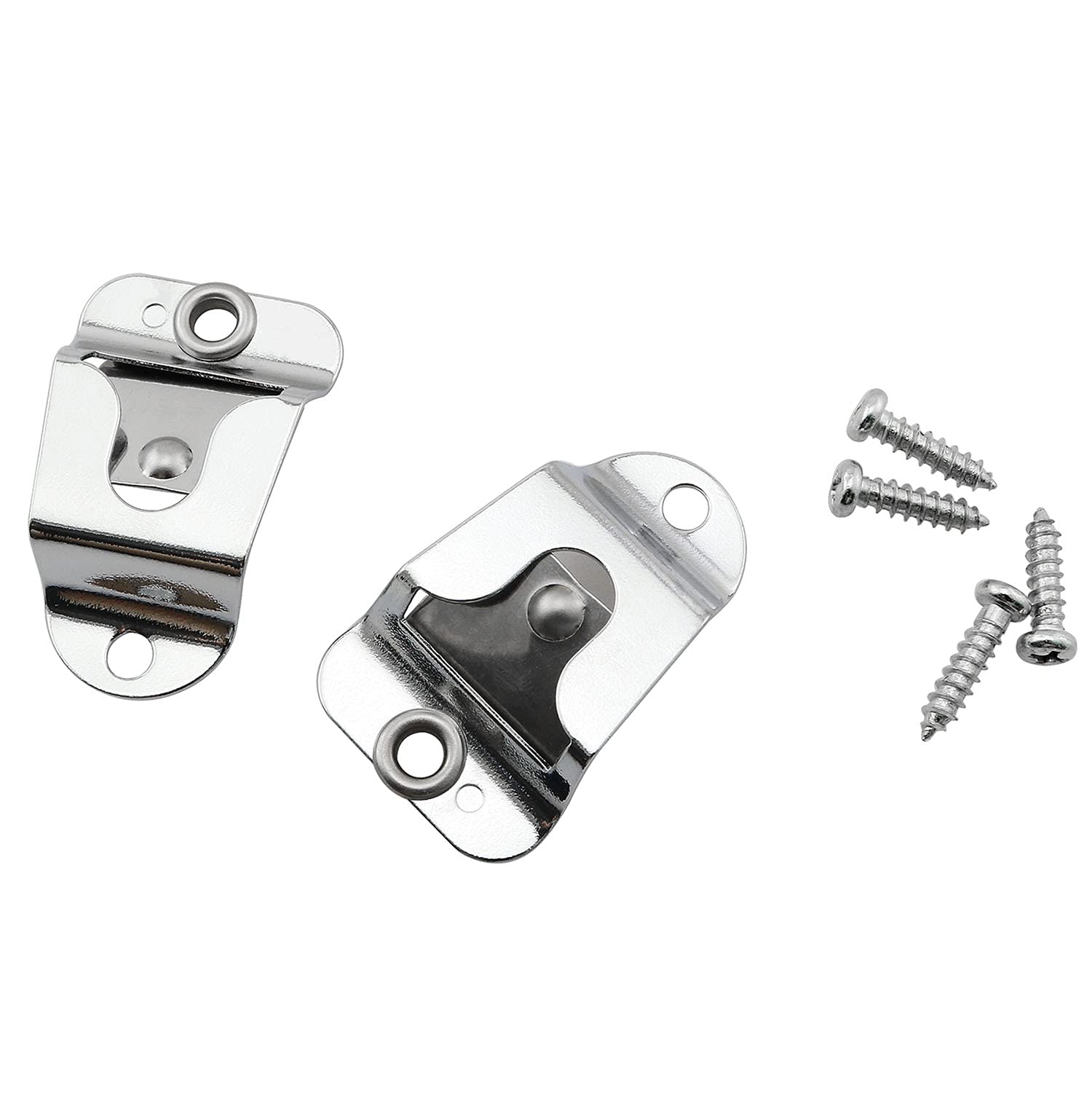 BLLNDX Microphone Holders 2PCS Mic/CB Mic Hanger Clips Microphone Clip Hook Microphone Hang Up Clip with Screws for Kenwood Mobile Radio
