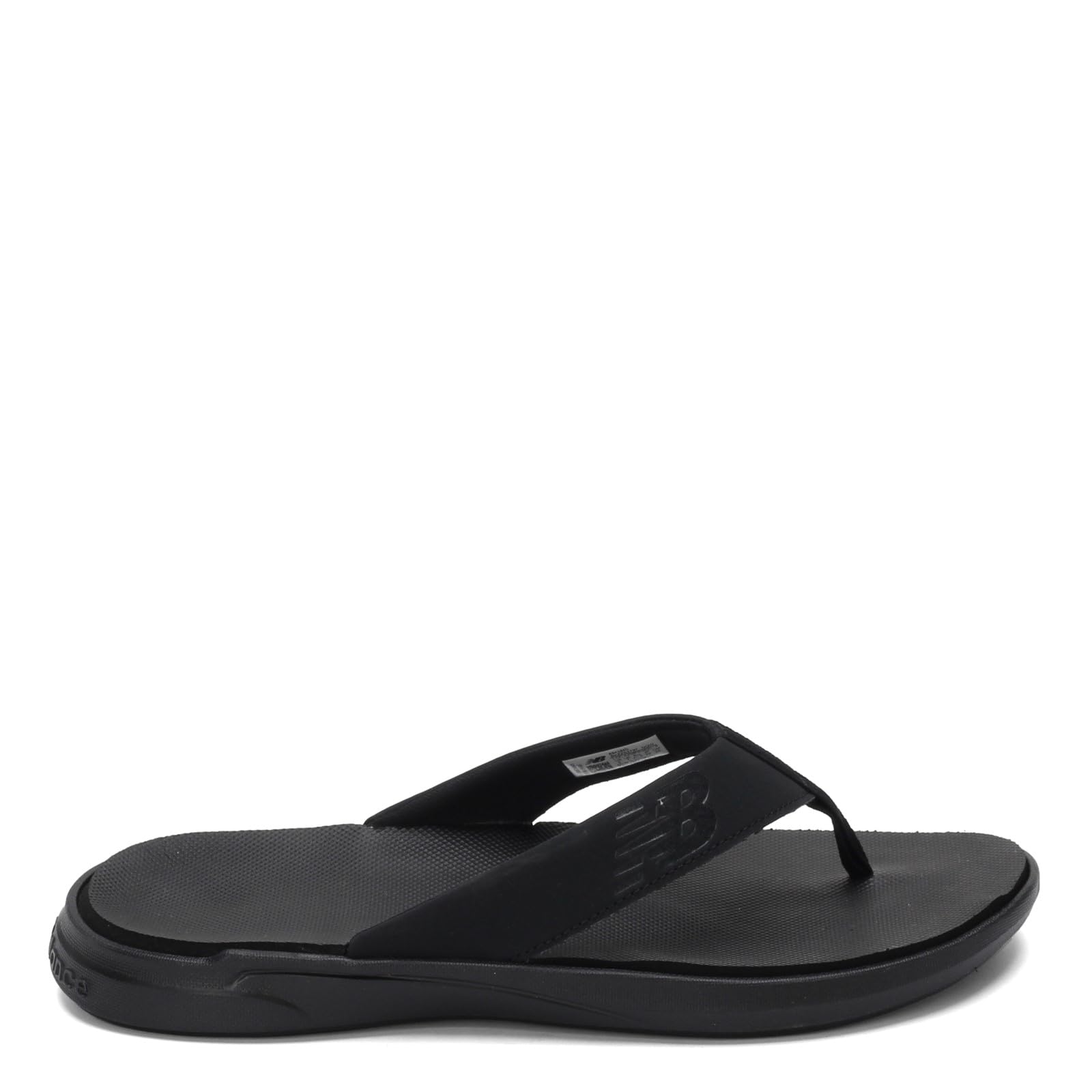 New Balance Men's 340 V1 Flip-Flop, Black/Magnet, 13