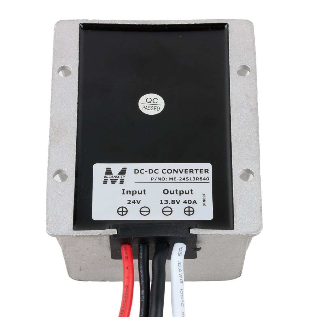 uxcell Voltage Converter Regulator DC/DC DC 24V to DC 13.8V 40A 552W Transformer Waterproof