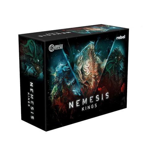 Rebel Studio Nemesis Alien Kings Collectible Miniatures - Enhance Your Gameplay with New Alien Leaders! Sci-Fi Horror Adventure Game, Ages 14+, 1-5 Players, 1-2 Hour Playtime, Made by Rebel Studio