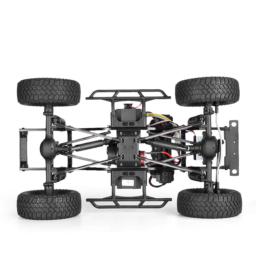 RGT RC Crawler 1:10 4wd Crawler Off Road Rock Cruiser RC-4 136100V3 4x4 Waterproof Hobby RC Car Toy (Yellow)