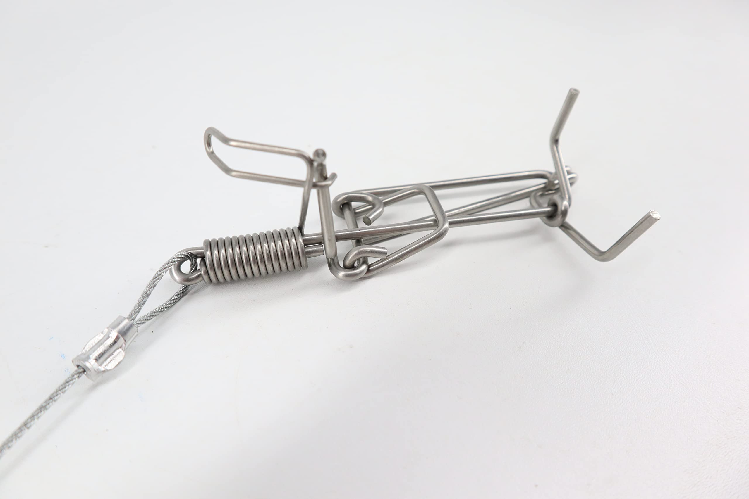 Worlds Best Mole Trap, USA Made, Stainless Steel, New (6 Pack), Professional Grade, Mole Killer Traps, Mole Traps for lawns, Reusable mole Traps, Below Ground mole Trap