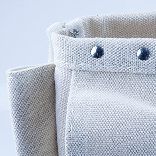 Klein Tools 5416T Tool Bag, Bull-Pin and Bolt Pouch, No. 4 Canvas with Tunnel Connection, 5 x 10 x 9-Inch