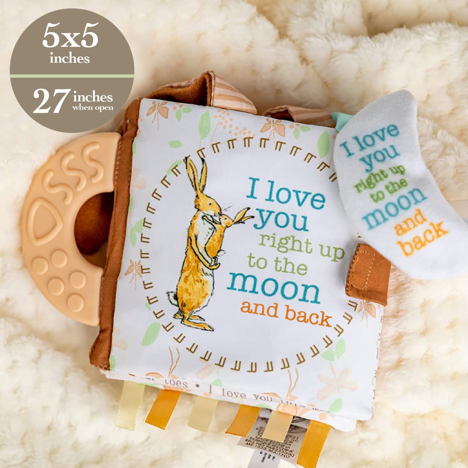 KIDS PREFERRED Guess How Much I Love You Accordion Style On-The-Go Activity Toy