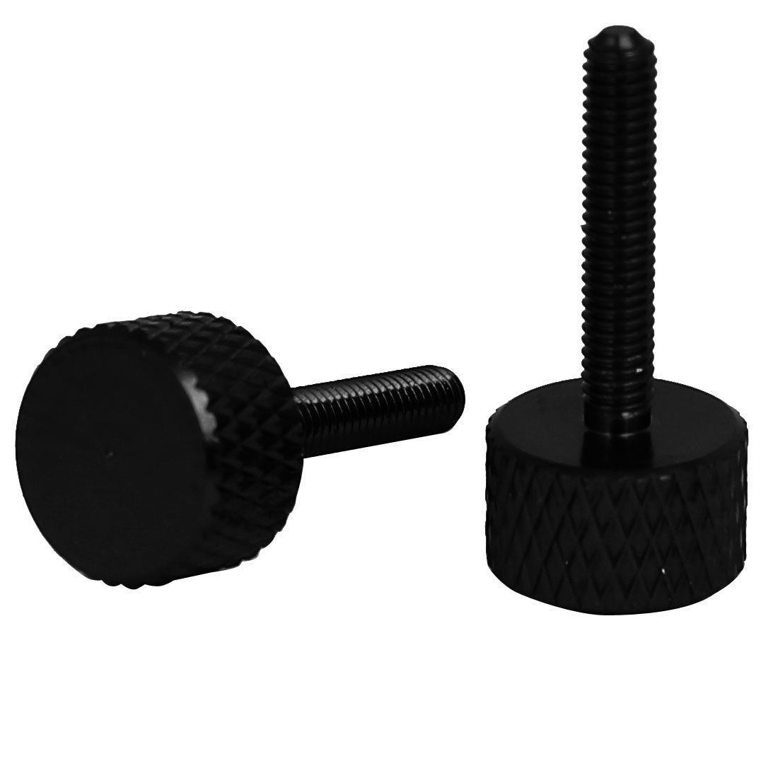 uxcell Computer PC Graphics Card M3x16mm Knurled Head Thumb Screws Black 10pcs