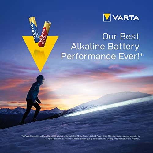 VARTA Longlife Power AAA Micro LR03 Alkaline Battery (10-Pack) - Made in Germany - Ideal for Toys, Torches, Controllers and Other Battery-Powered Devices