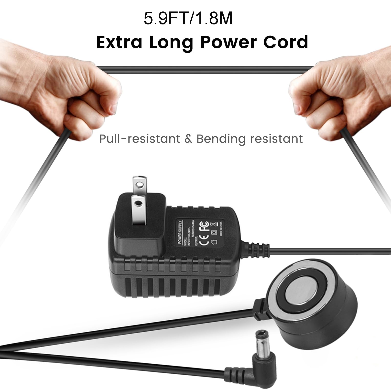 for Shark Vacmop Charger Compatible with Shark VM252 VM251 VM252C QM250 VM200 VM200C VC200 UM205 VC205 Hard Floor Vacuum Mop 13.3V Magnetic Power Cord Charger
