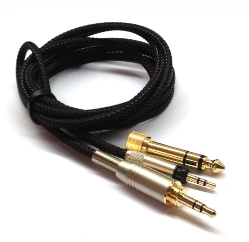 NewFantasia Replacement Audio Upgrade Cable for Sennheiser HD598 / HD558 / HD518 / HD598 Cs / HD599 / HD569 / HD579 Headphones 1.2m/4feet