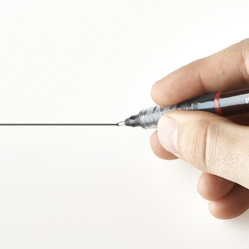 Rotring Tikky Fine Liner Fiber Tip Graphic Pen, 0.3 mm, Black Ink (1904753)