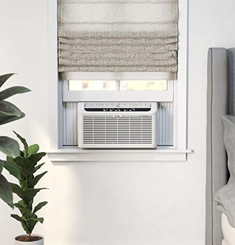 Haier 6,200 BTU Ultra Quiet Window Air Conditioner for Small Rooms and Bedrooms, Control Using Remote, 6K Window AC Unit, Easy Install with Included Kit, White, Energy Star