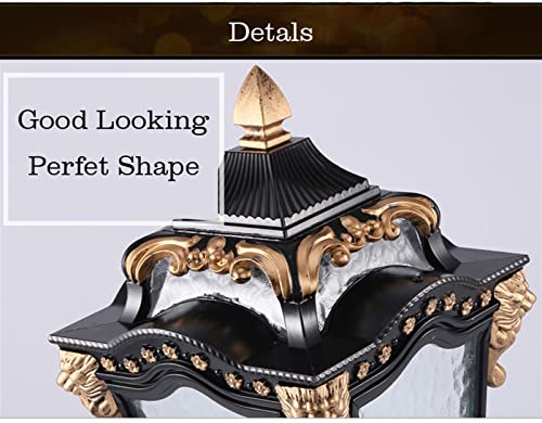 WHYSFX Creative Pillar lamp Outdoor Garden Light Waterproof Home Villa Fence Residential Balcony Sconce Lawn lamp