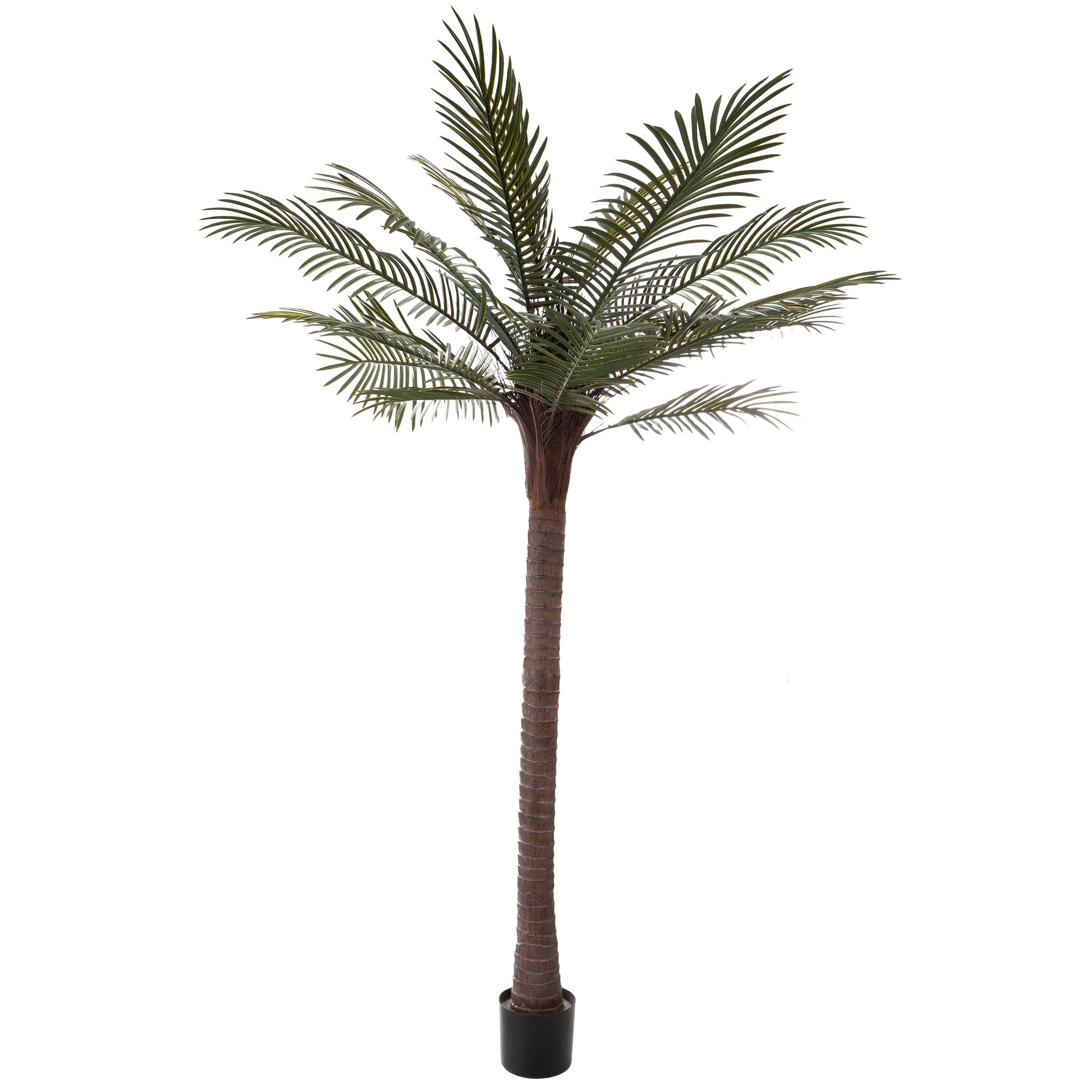 Robellini Palm Artificial Tree - 78-inch Potted Faux Plant for Office or Home Decor - Realistic Greenery for Indoor or Outdoor Use by Pure Garden