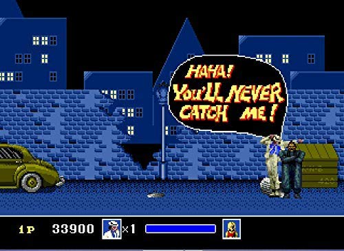 Michael Jackson’s Moonwalker (Sega Genesis / Megadrive) – Reproduction Video Game Cartridge with Clamshell Case and Manual