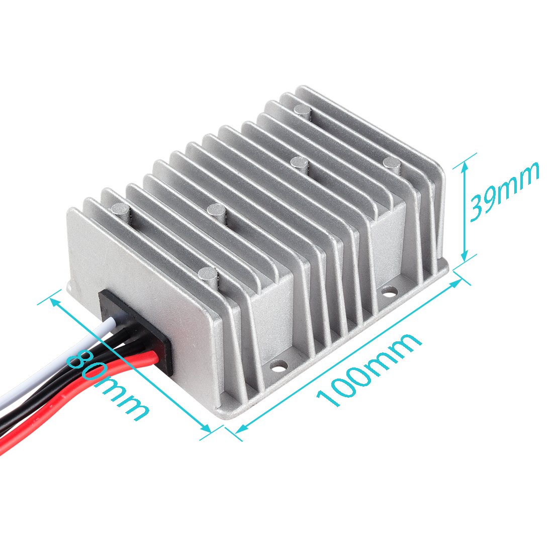 uxcell Voltage Converter Regulator DC/DC DC 48V to DC 13.8V 30A 414W Power Transformer Waterproof